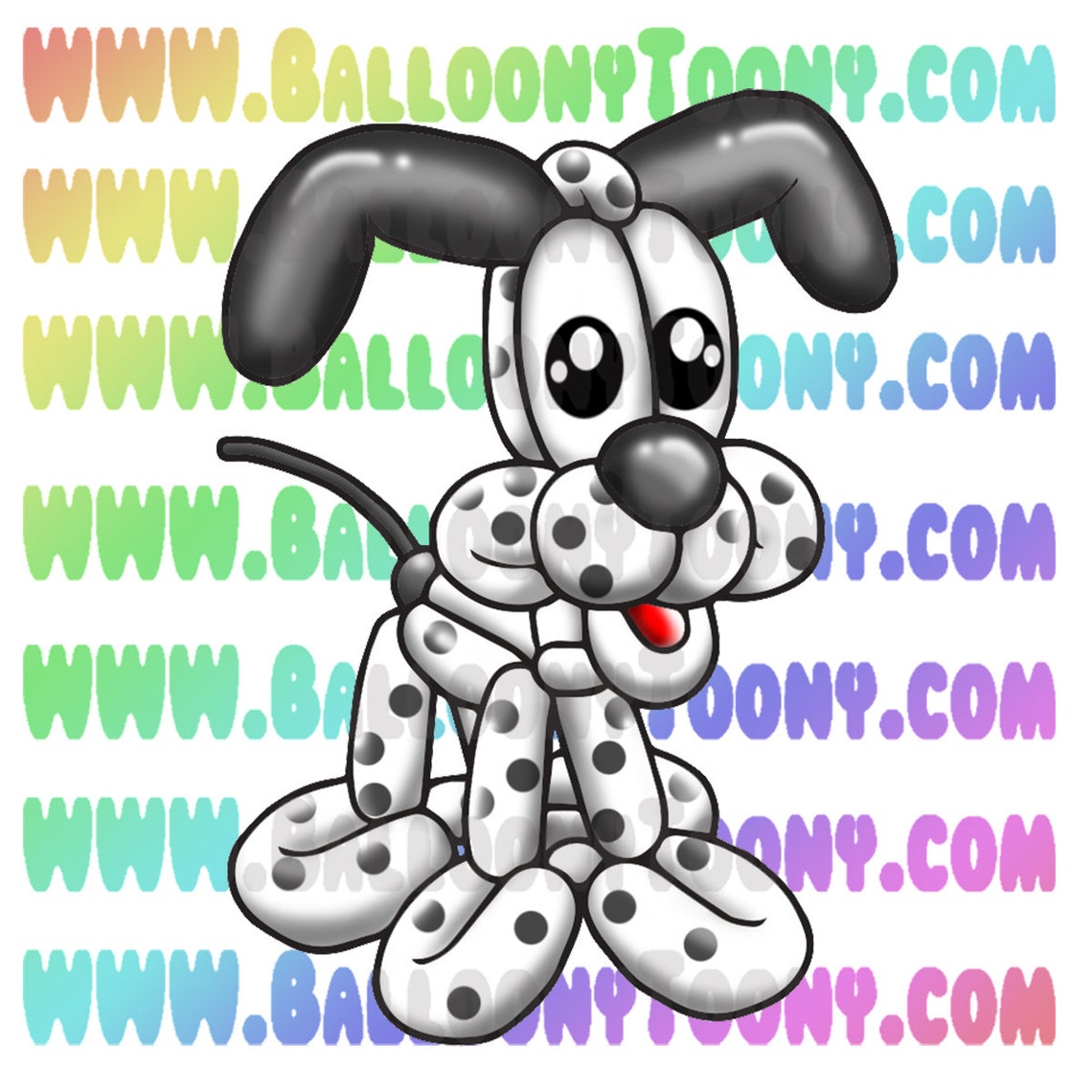 Cute Poodle/ Puppy Balloon Animal 9 Image BUNDLE Balloon Menu Clipart ...