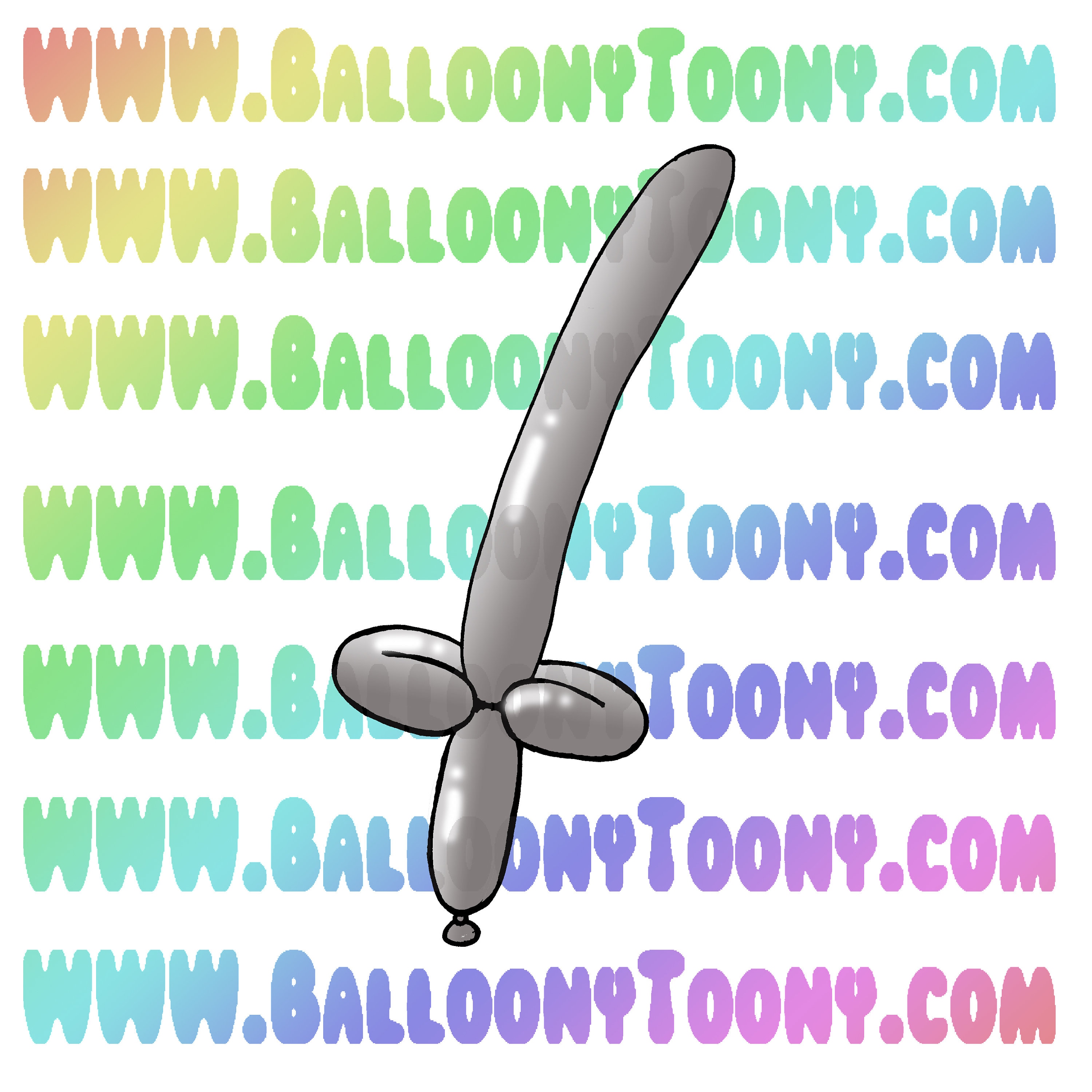 Knight Swords Balloon Animal Images - Balloon Menu Clipart - Balloon ...