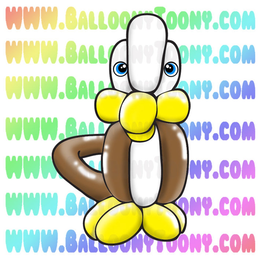 Bald Eagle Balloon Animal Image - Balloon Menu Clipart- Balloon Animal ...