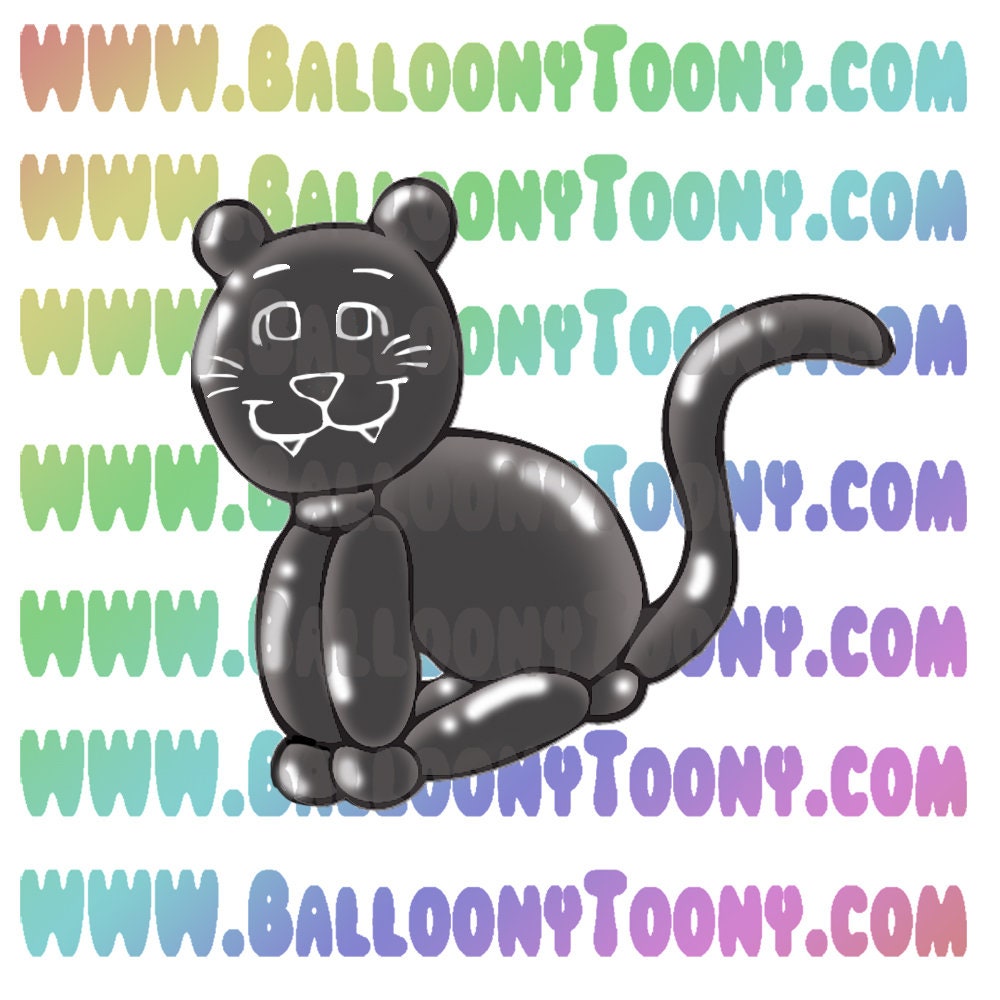Bear Head Huggable Cat Balloon Animal Image Balloon Menu - Etsy