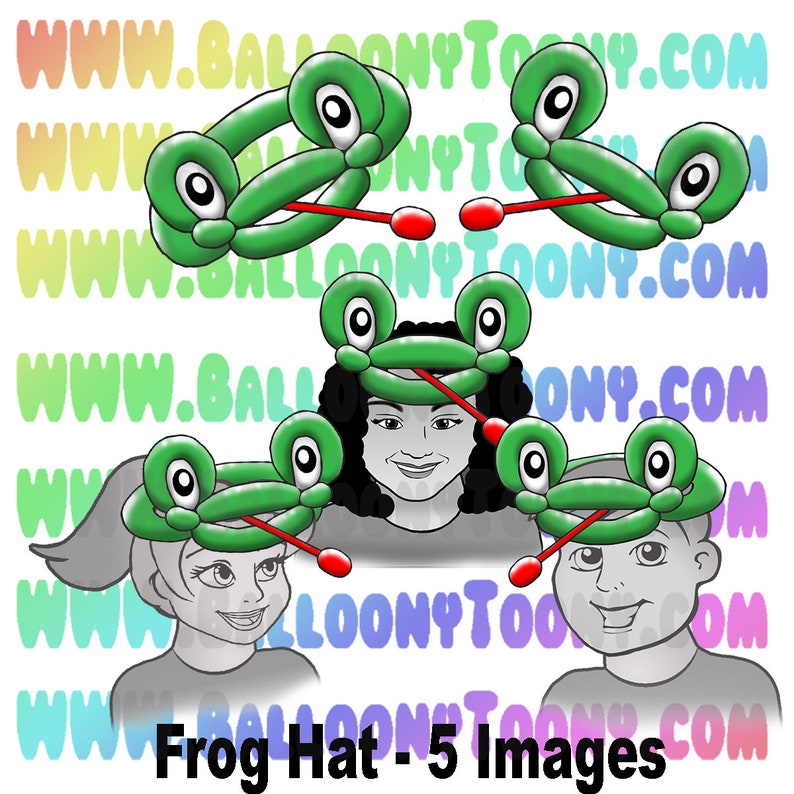 Teresa Forst - Shades the Clown's Hats, Hats & More Hats Balloon Animal ...
