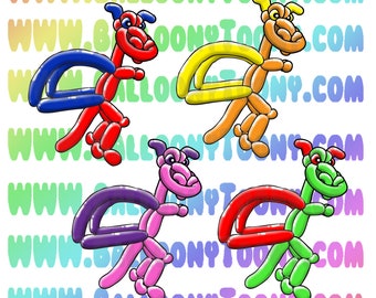 Balloon Animal Menu - Etsy