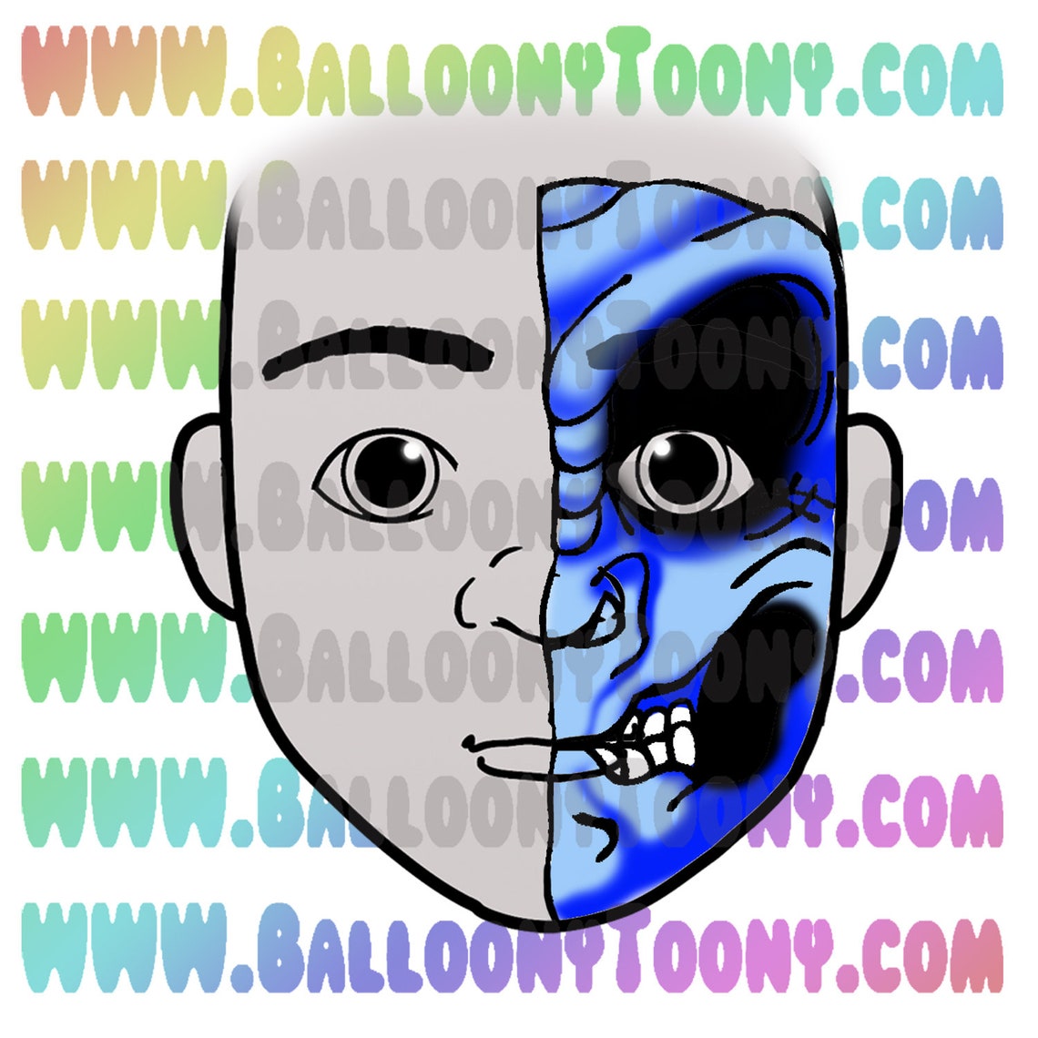 Face Painting Menu Clipart 5 Images BUNDLE - Two-face - Face Paint ...