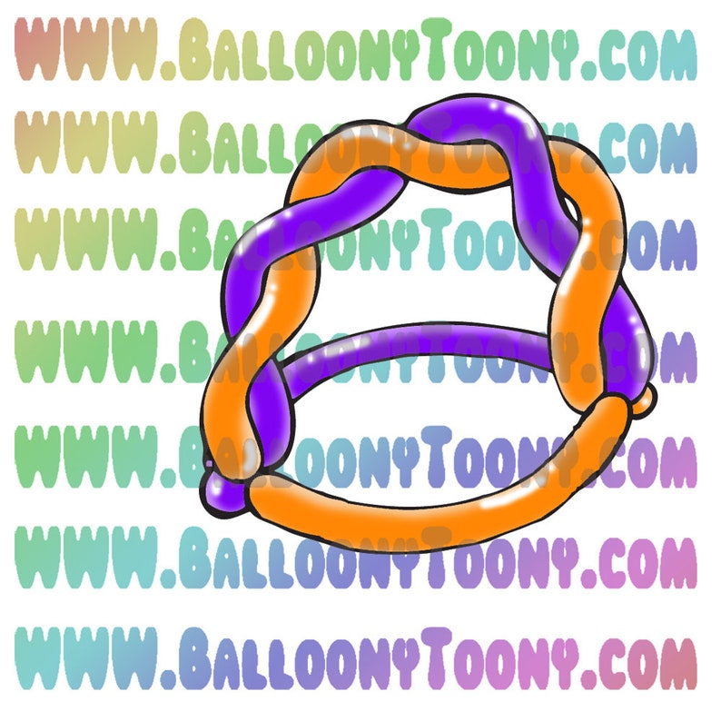 Twisty Hat Balloon Animal Images - Balloon Menu Clipart - Etsy