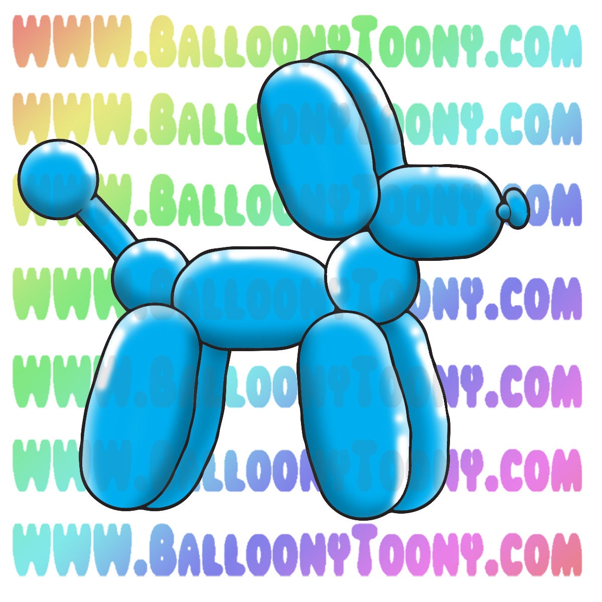 Basic Dog (2 Versions) Balloon Animal 21 Images BUNDLE - Balloon Menu ...