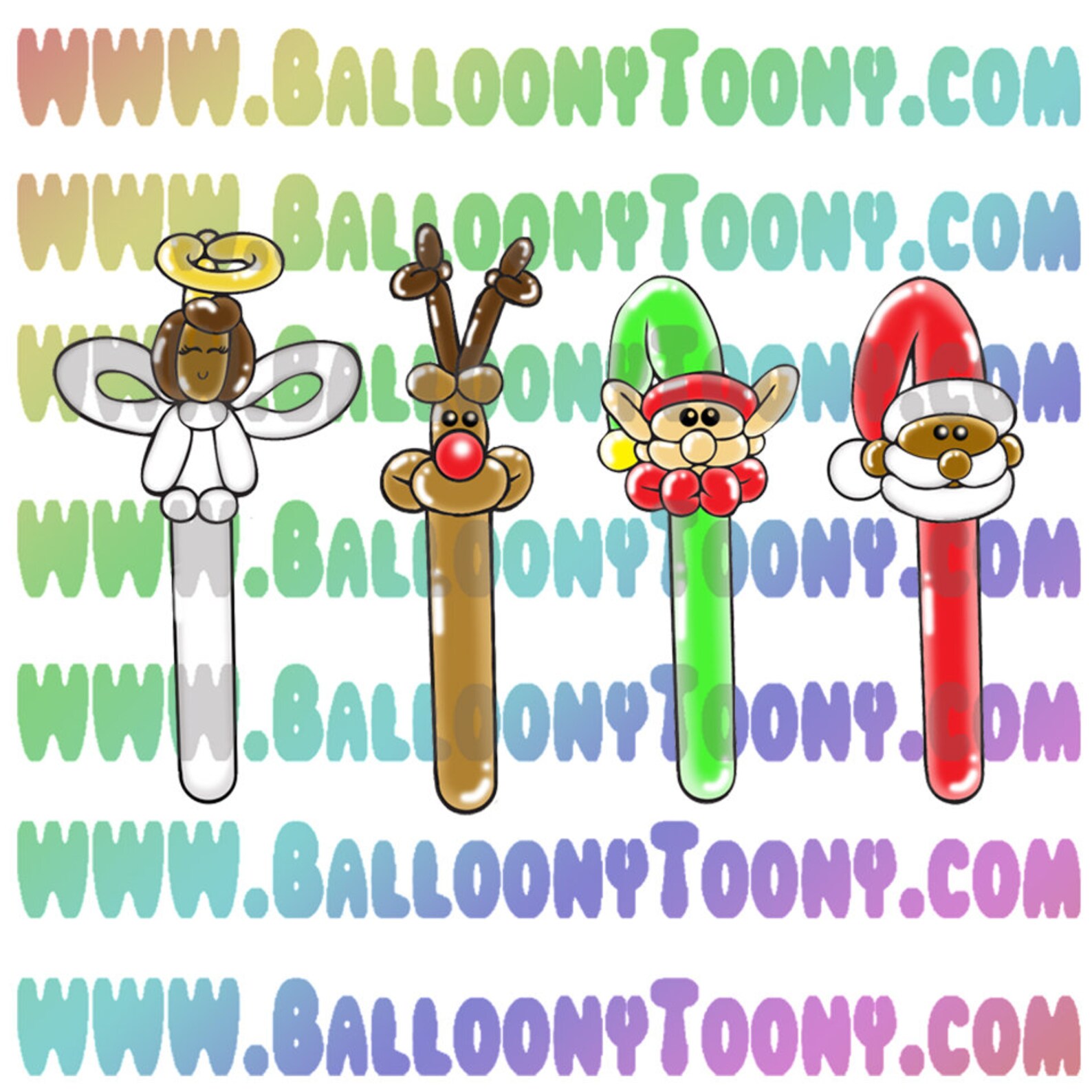 BAULDY'S JOLLY STICKS Balloon Animal 11 Image Bundle - Balloon Menu ...