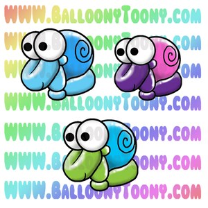 Cute Snail Wand and Bracelet Balloon Animal 18 Image BUNDLE - Balloon ...