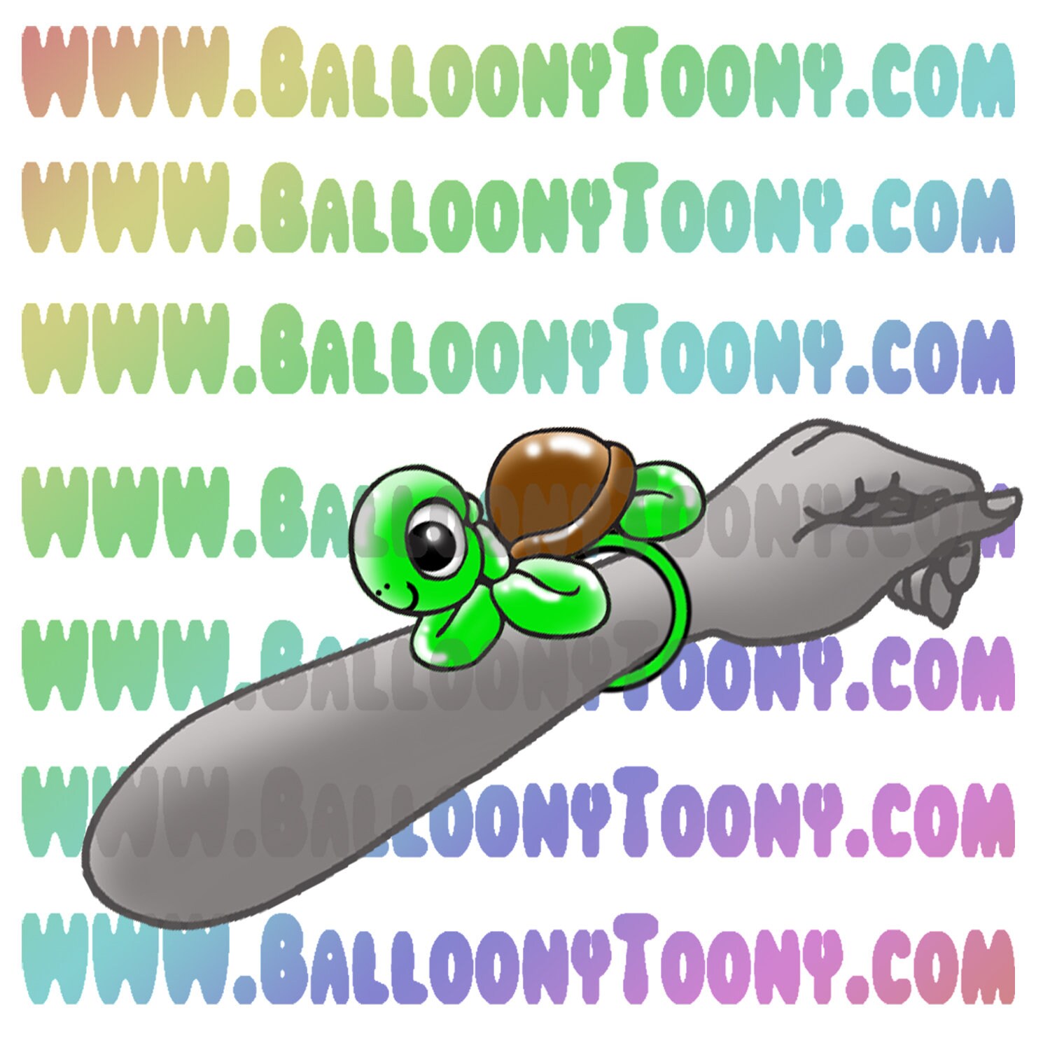 Turtle Balloon Animal Images - Balloon Menu Clipart - Etsy