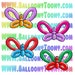 Rainbow Butterfly Balloon Animal 20 Image BUNDLE - Balloon Menu Clipart ...