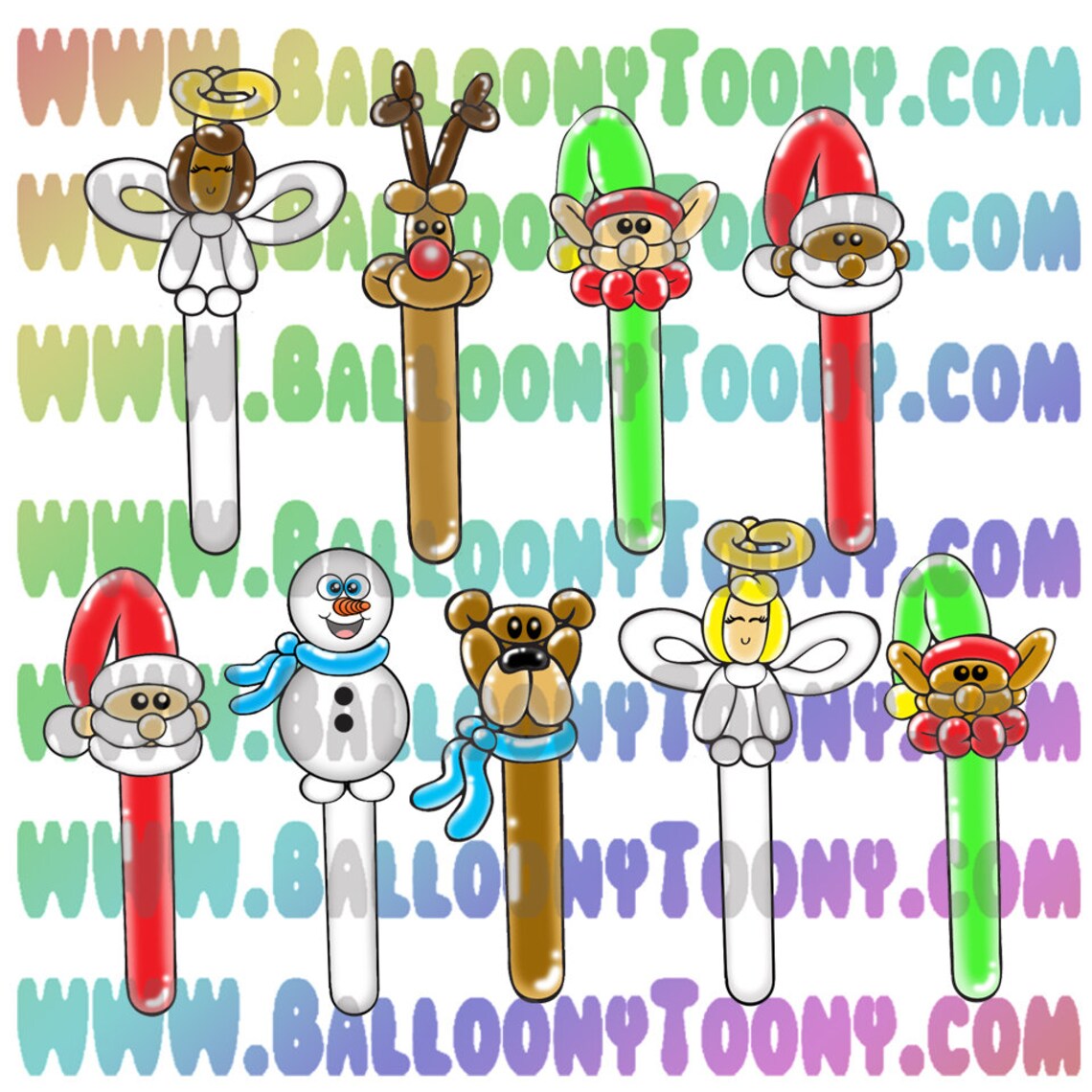 BAULDY'S JOLLY STICKS Balloon Animal 11 Image Bundle - Etsy