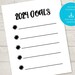Instant Download, Printable New Year's Goal Sheet, New Year's Eve ...