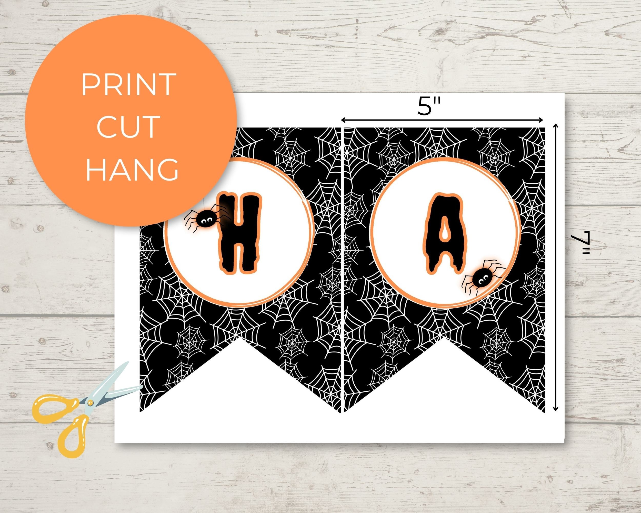 Instant Download DIY Printable Halloween Banner - Etsy