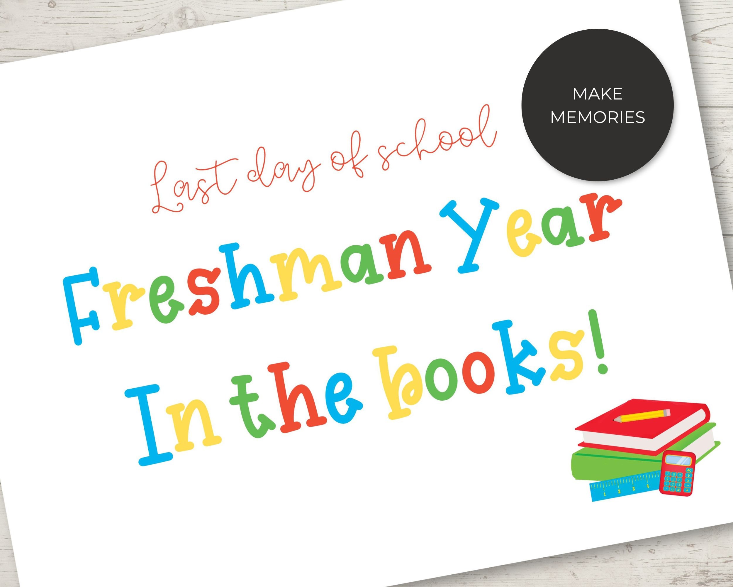 Instant Download, Digital, Last Day of School Printable Photo Signs ...