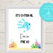 Instant Download, Printable Handprint Fish Art, Pre-k Keepsake, Pre-k ...