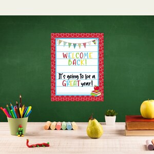 Instant Download, Welcome to School Sign, Back to School Classroom Sign ...