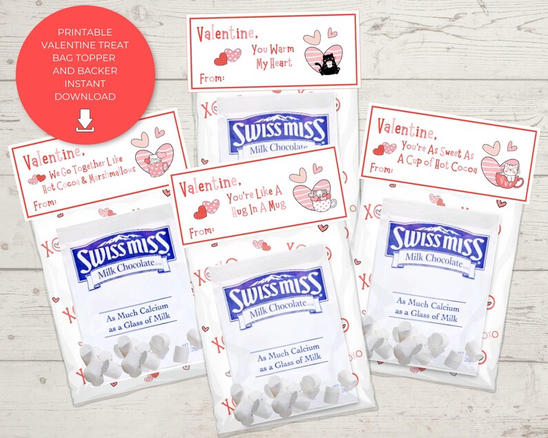 Instant Download, Printable Class Valentine's Exchange, Kids' Hot ...