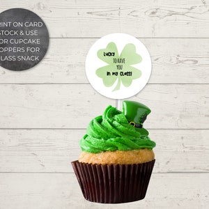 St. Patrick's Day Gift Tag, St. Patrick's Day Label, St. Patrick's Day ...
