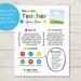 Editable, Instant Download, Printable Meet the Teacher Template for the ...