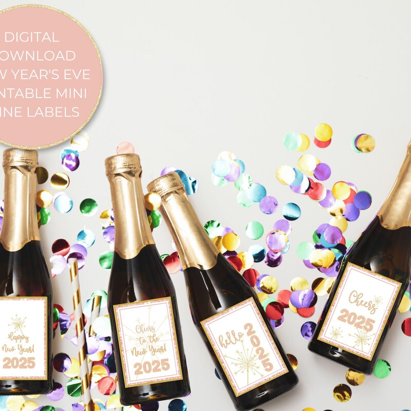 Mini Bottle Labels - Etsy