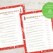 Instant Download, Printable Christmas Fact or Fiction Quiz, True or ...