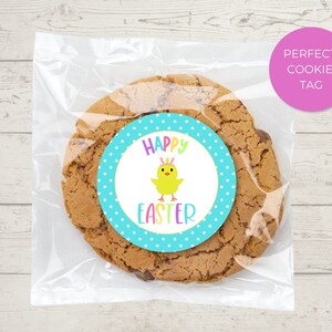 Instant Download, Printable 2" & 2.5" Happy Easter Label, Gift Tag ...
