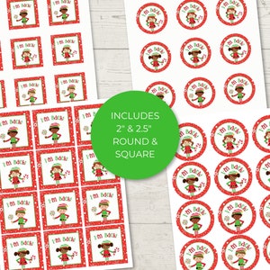 Instant Download, Printable Elf Return I'm Back Gift Tags, Christmas ...