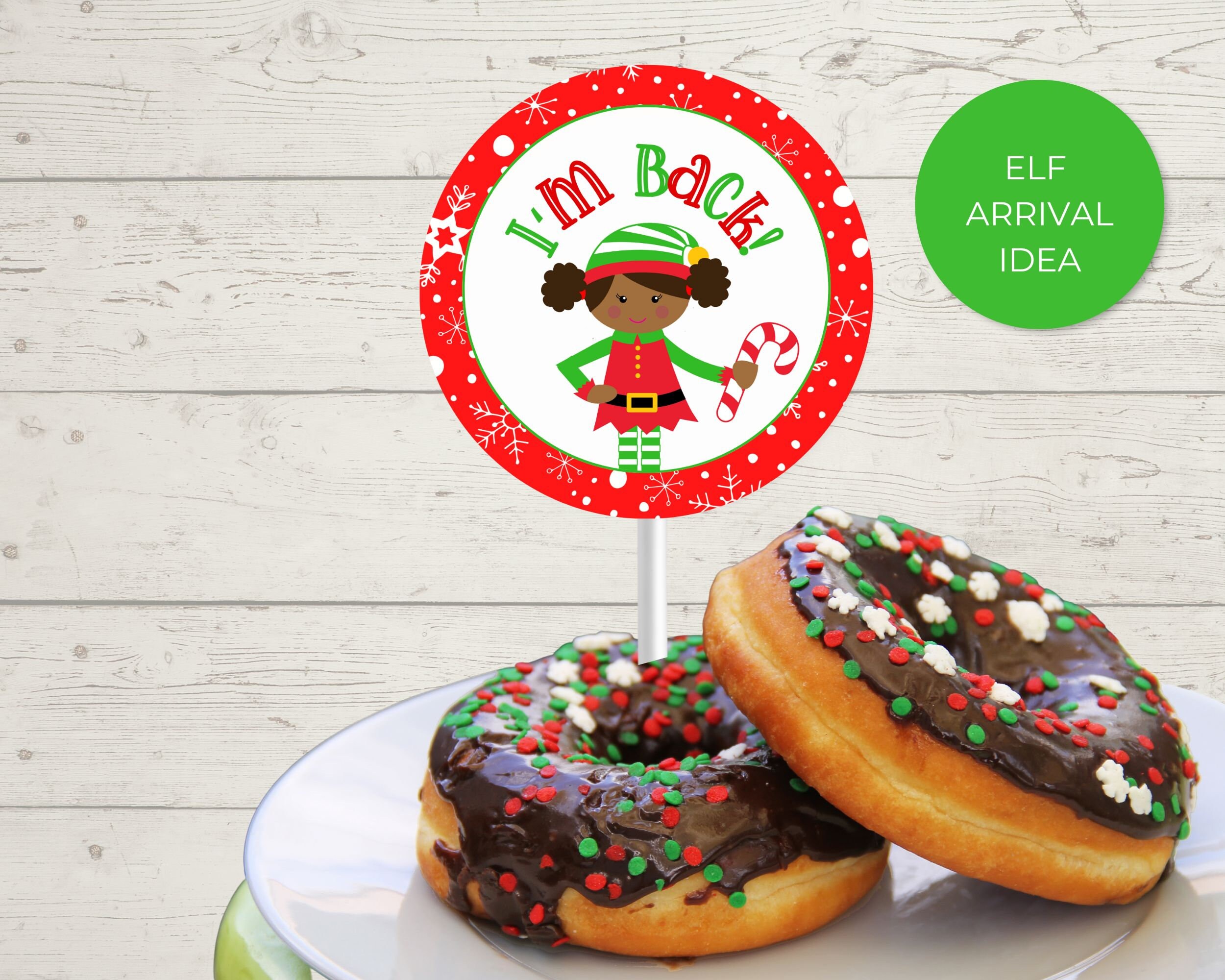 Instant Download Printable Elf Return I'm Back Gift Tags - Etsy