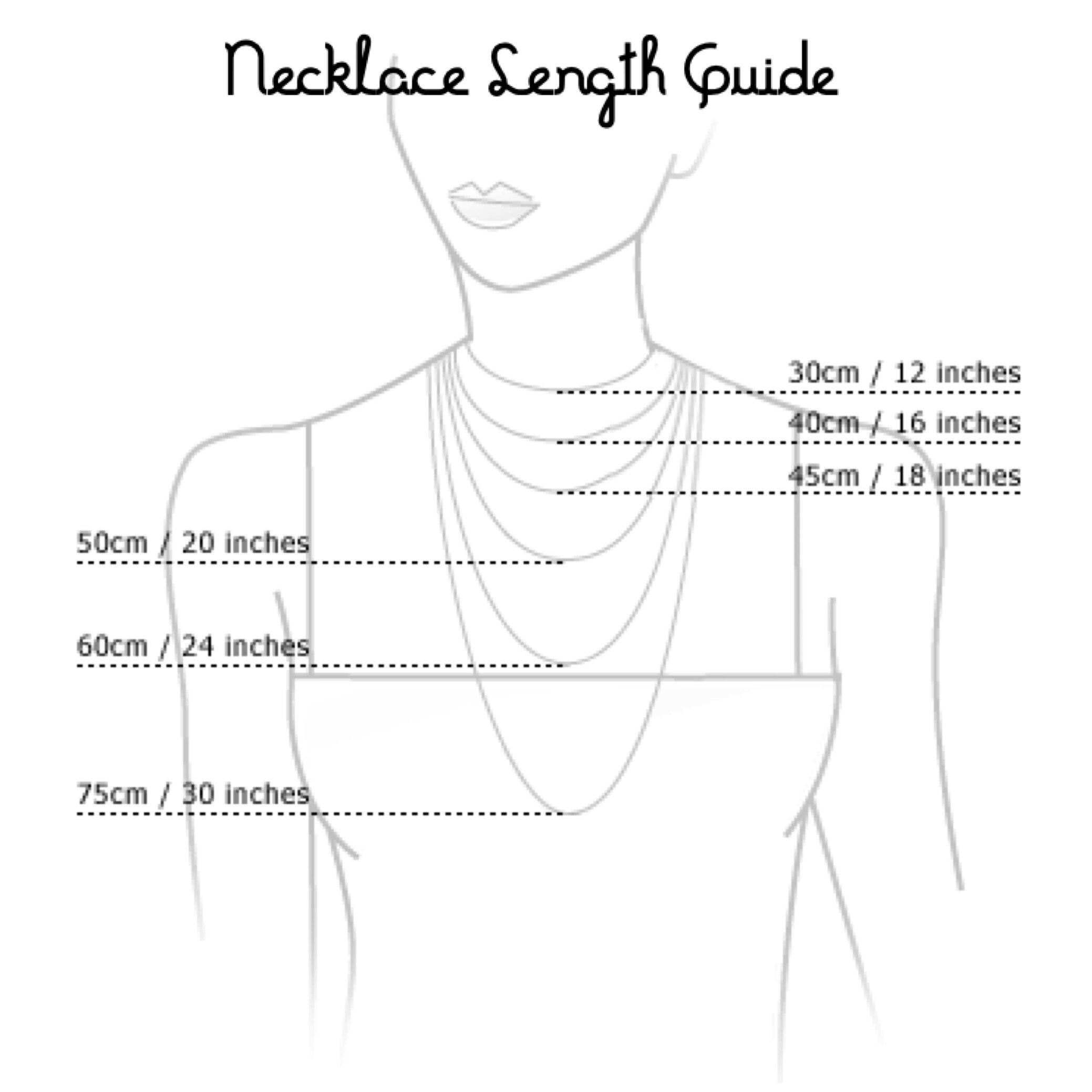 Initial Necklace Personalised Letter Chain Sterling Silver - Etsy