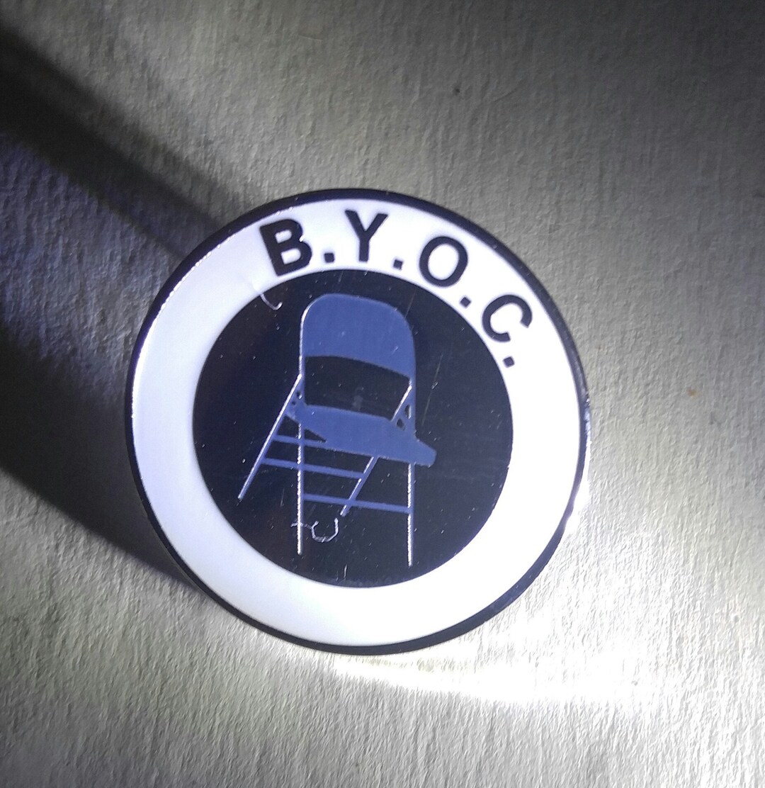 NAVY BLUE BYOC Pin - Etsy