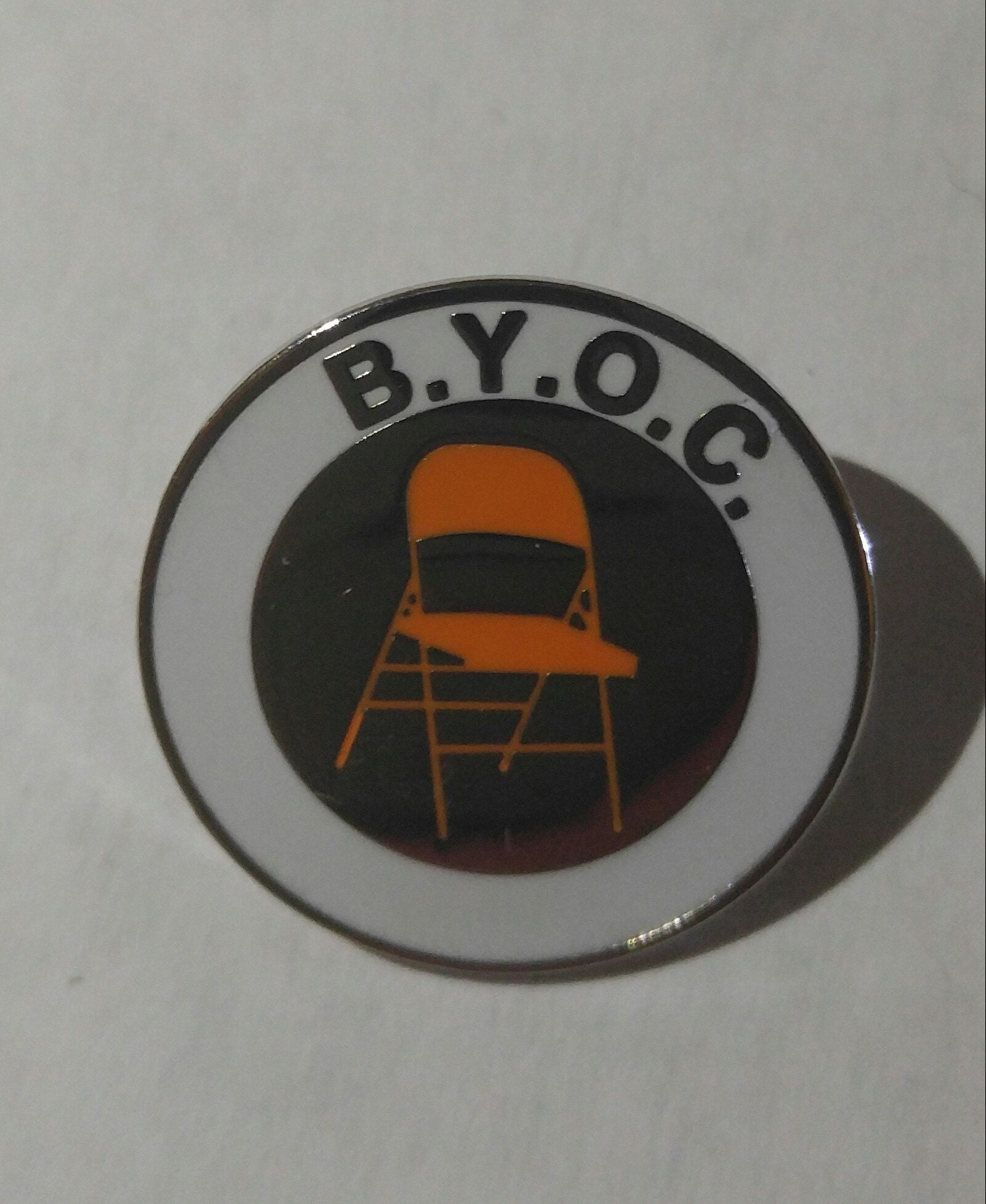ORANGE BYOC Pin - Etsy