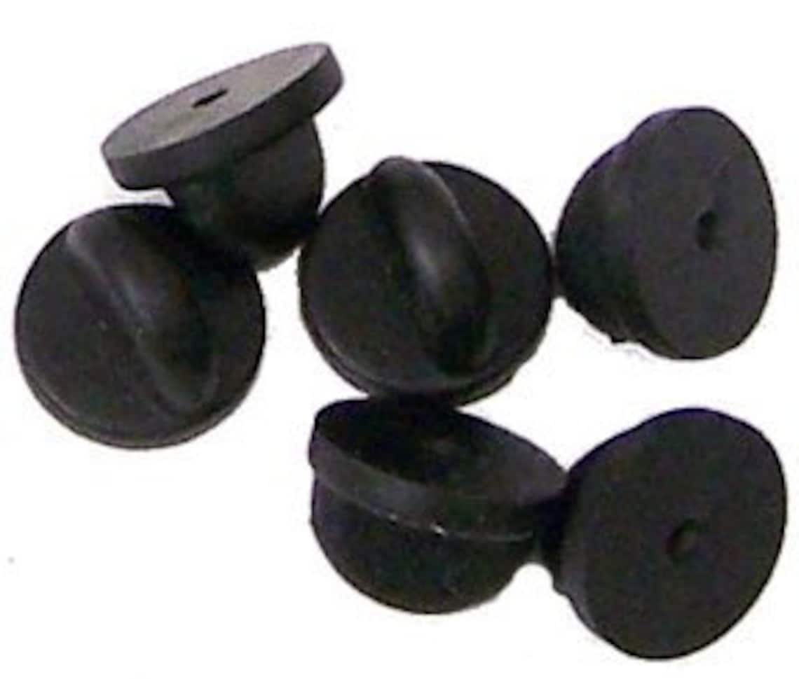 Rubber Pin Backs - Etsy
