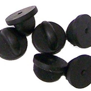 Rubber Pin Backs - Etsy