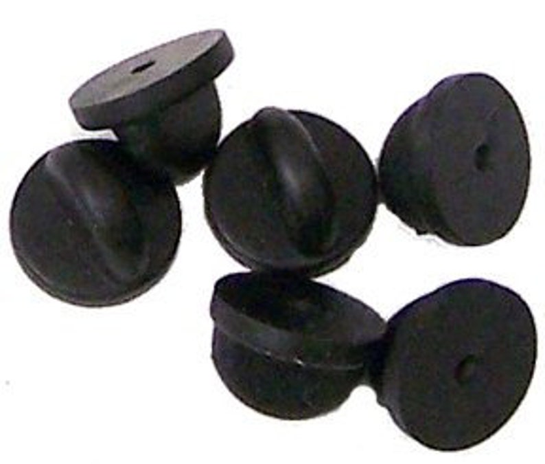 Rubber Pin Backs - Etsy