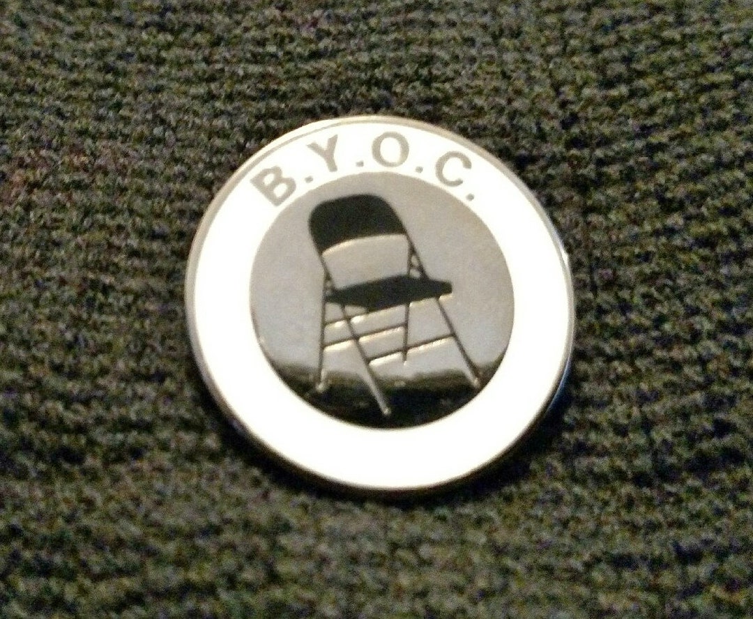 Black BYOC Pin - Etsy