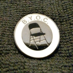 Black BYOC Pin - Etsy