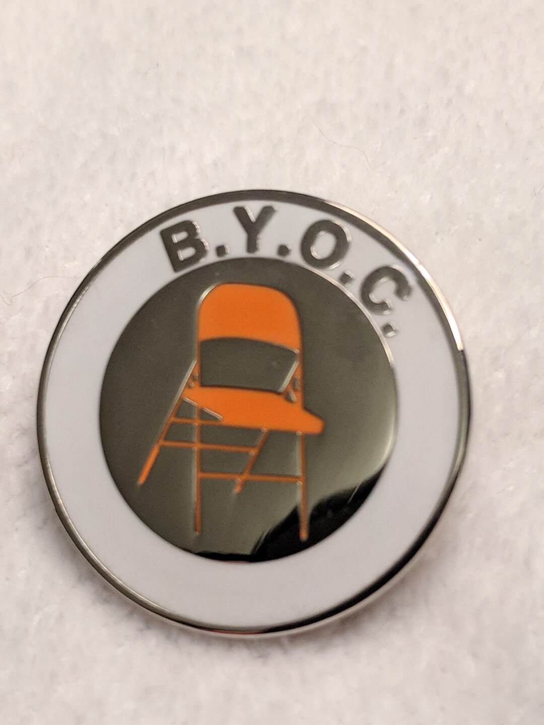 ORANGE BYOC Pin - Etsy