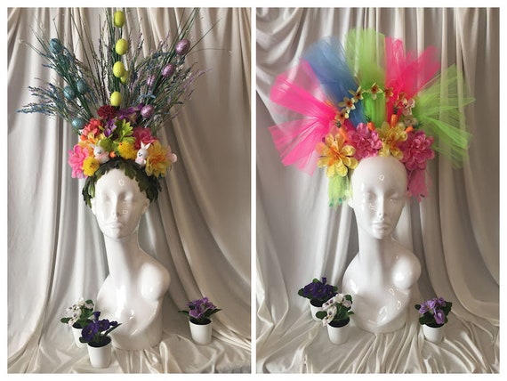 Easter Headdress/festival Head Piece/photo-shoot Ideas/party - Etsy