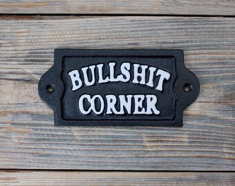 Cast Iron Sign | Etsy