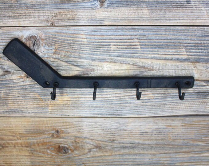 Cast Iron Hockey Stick Key Rack, Key Holder for Wall - Etsy