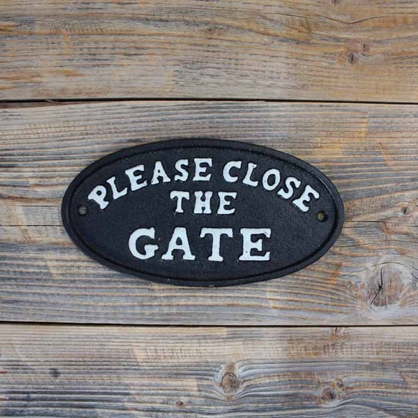 Close Gate Signs - Etsy