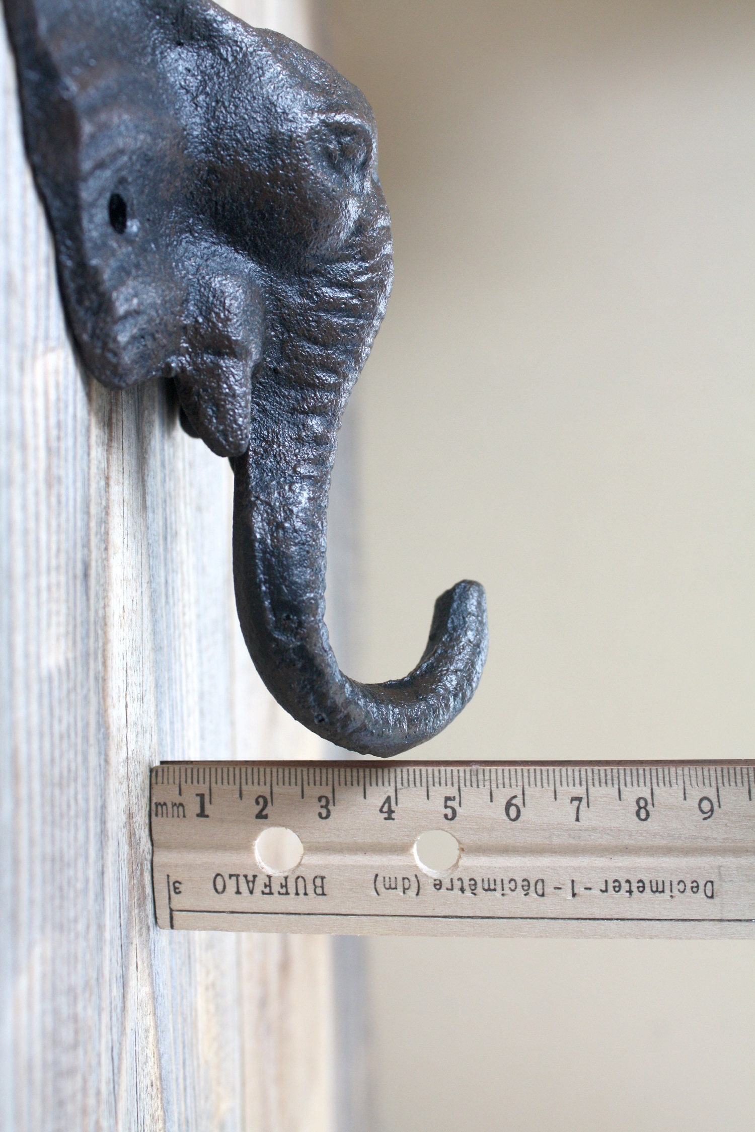 Elephant Head Hook Single Cast Iron Elephant Hook | Etsy UK