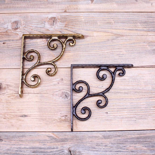 Decorative Metal Brackets - Etsy