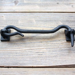 Hook and Eye Gate Latch Cast Iron Eyelet Door Latch - Etsy