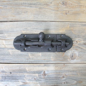Large Cast Iron Gate Lock or Latch, Door Latch Lock - Etsy