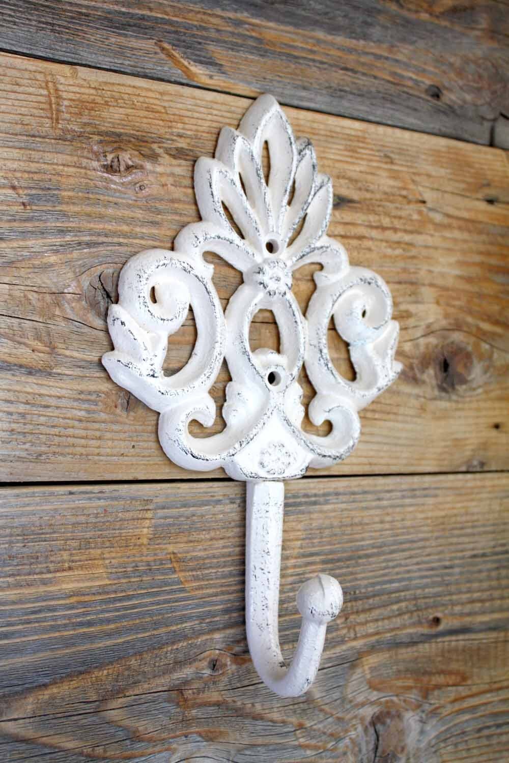 Ornate Coat Hook Cast Iron Decorative Coat Hanger Antique | Etsy