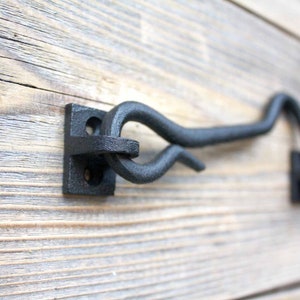 Hook and Eye Gate Latch Cast Iron Eyelet Door Latch - Etsy