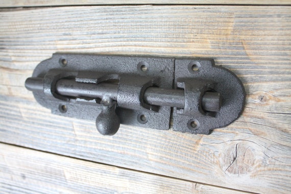 Large Cast Iron Gate Lock or Latch Door Latch Lock - Etsy Australia