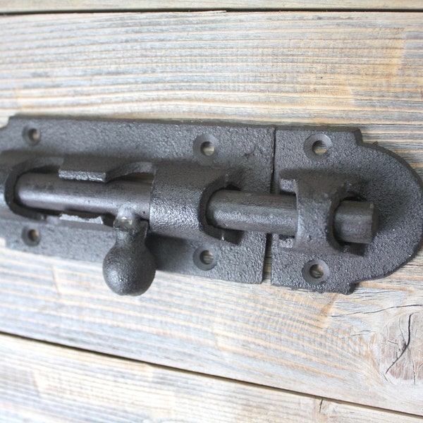 Cast Iron Gate Bolt - Etsy