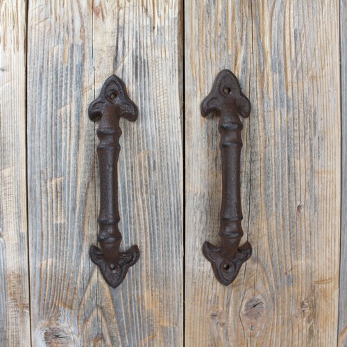 O Rustic Handle Barn Door Handle | Etsy