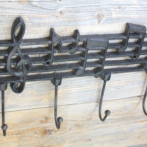 Music Room Hooks, Musical Note Coat Rack - Etsy